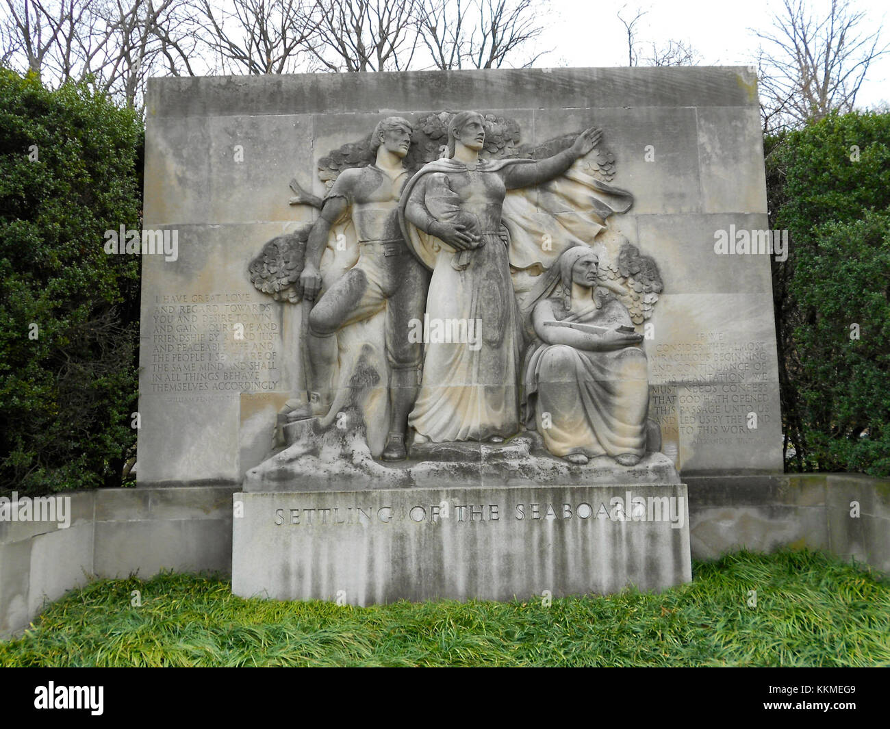The Samuel Memorial, located in a historical setting, serves as a ...
