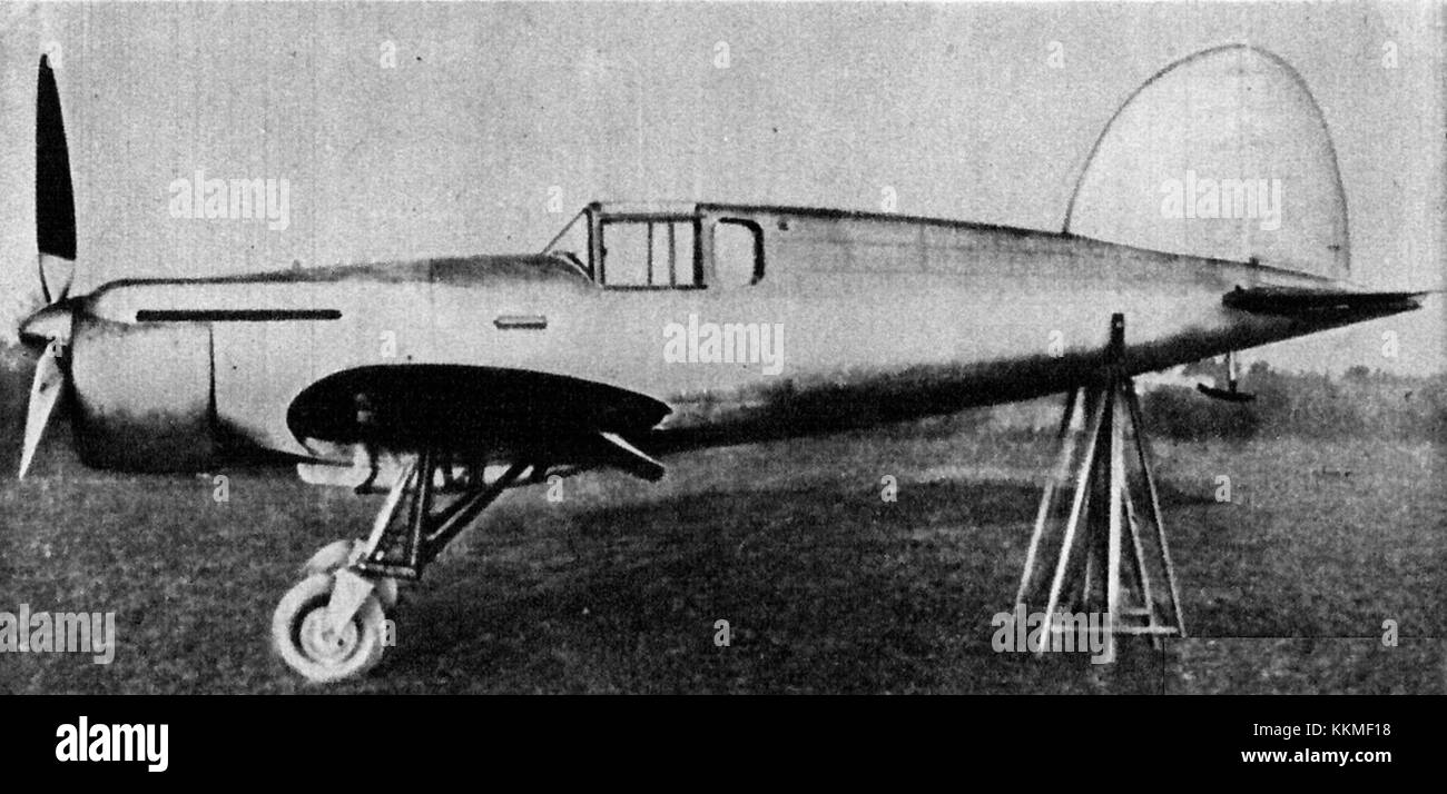 Photograph of the Dewoitine D.513 aircraft, a French single-engine ...