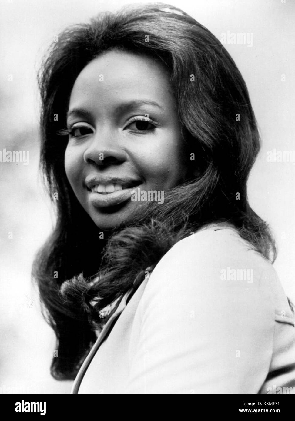 Gladys Knight, an iconic American singer, is captured in this 1974 ...