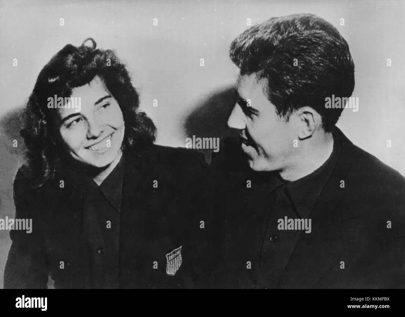 Katy Rodolph and Alvin P Wegeman 1952 Stock Photo - Alamy