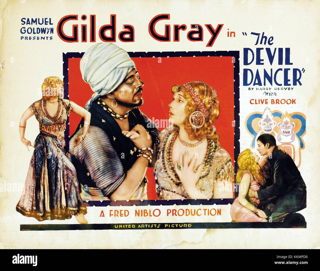 Devil Dancer poster Stock Photo - Alamy