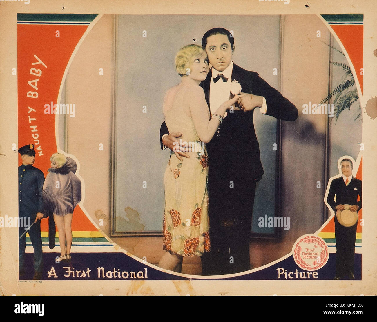 The *Naughty Baby* lobby card is a promotional image from the 1927 ...