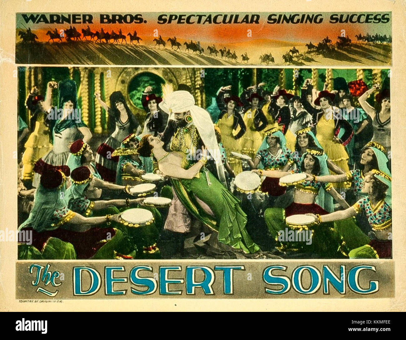 The Desert Song lobby card is a promotional image from the 1929 film ...