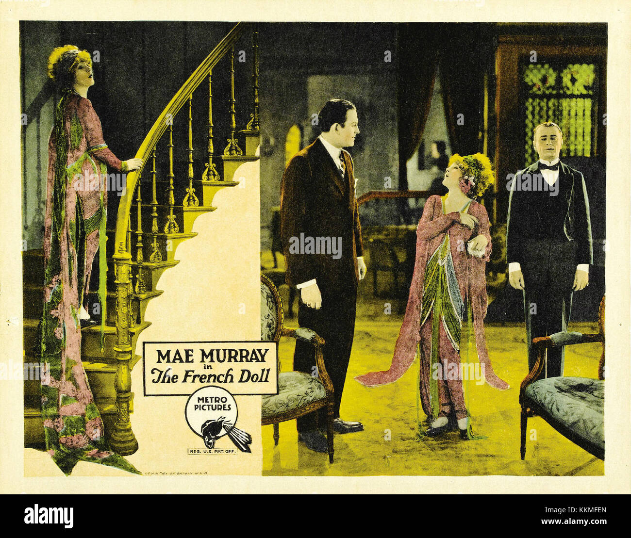 The *French Doll* was a 1934 film, and this lobby card features ...