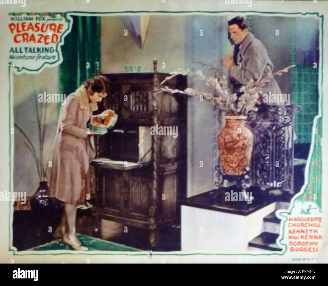 This lobby card from the 1950s film Pleasure Crazed showcases the movie ...