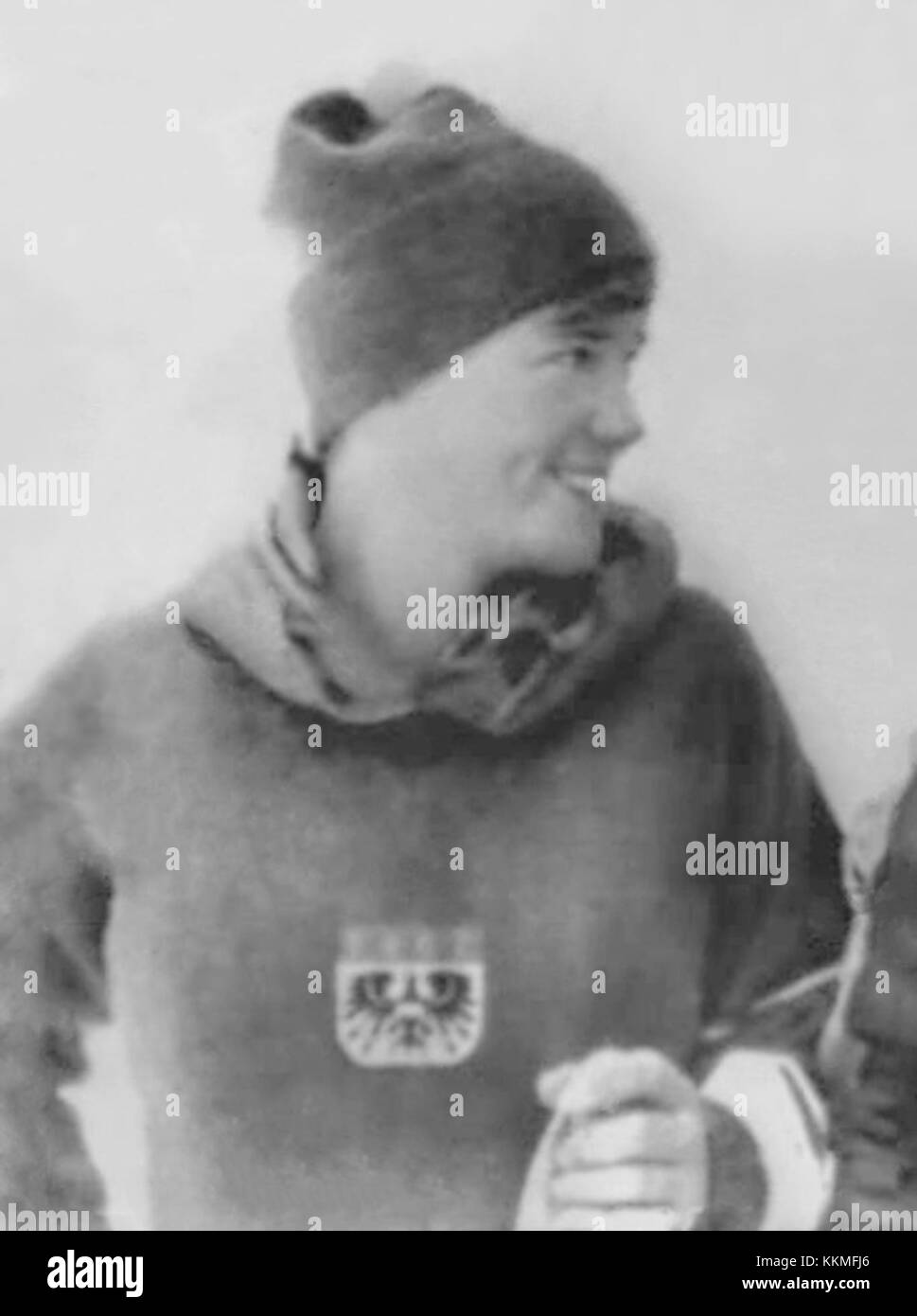 This portrait from 1962 features Traudl Hecher, showcasing her as a ...