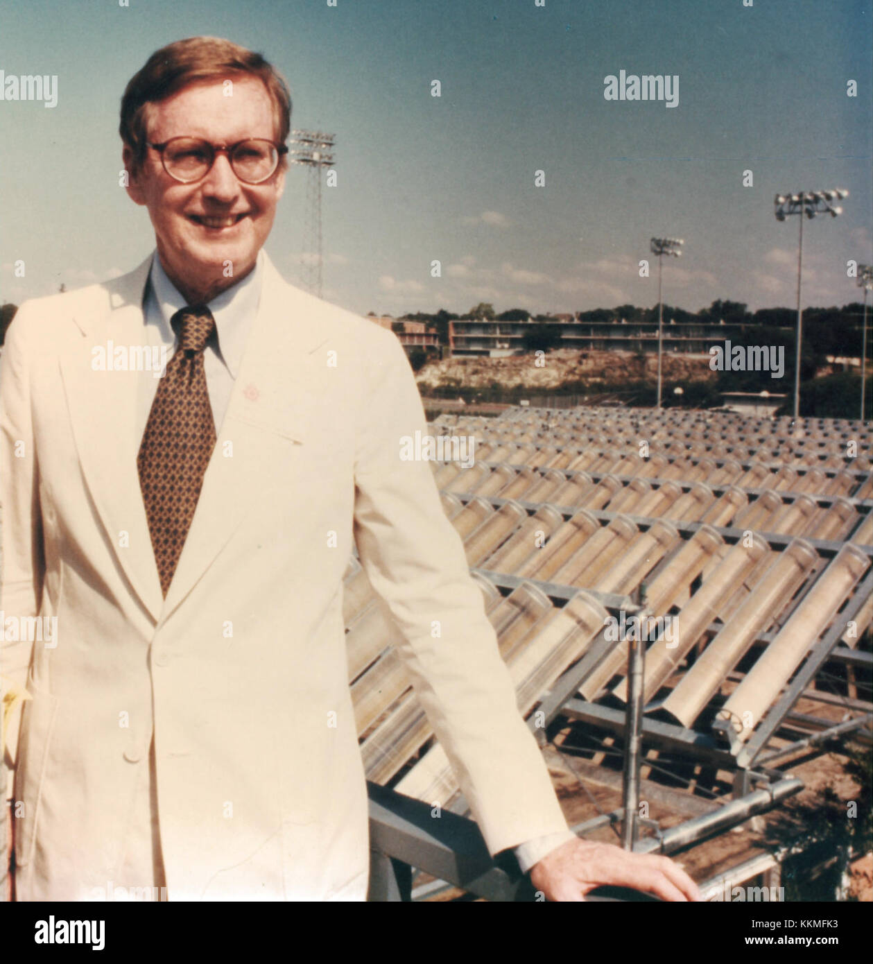A rooftop photo captures an image from a rooftop perspective, offering ...