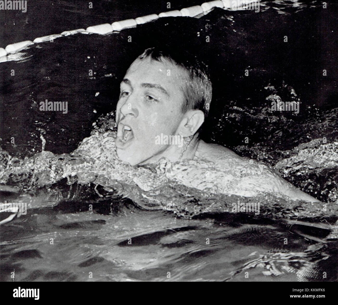 A photograph of Chuck Bittick, an American artist, captured in 1961 ...