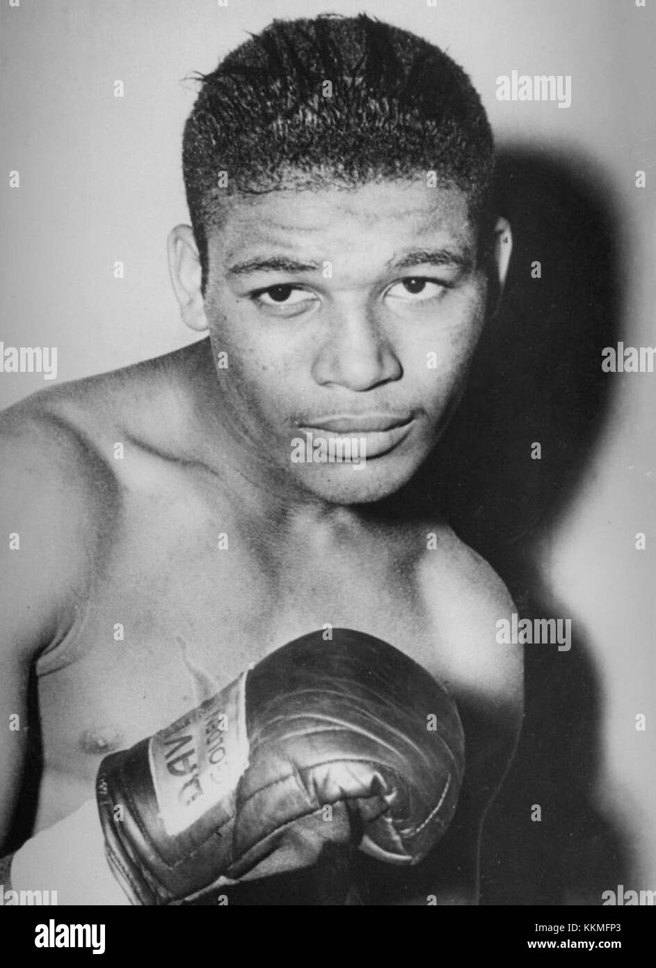 A vintage photograph of Sugar Ray Robinson, one of the most famous ...