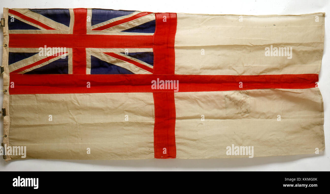 The White Ensign is a naval flag used by the Royal Navy, signifying its ...