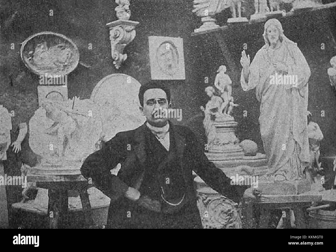 Antoni Popiel in his workplace (-1902 Stock Photo - Alamy