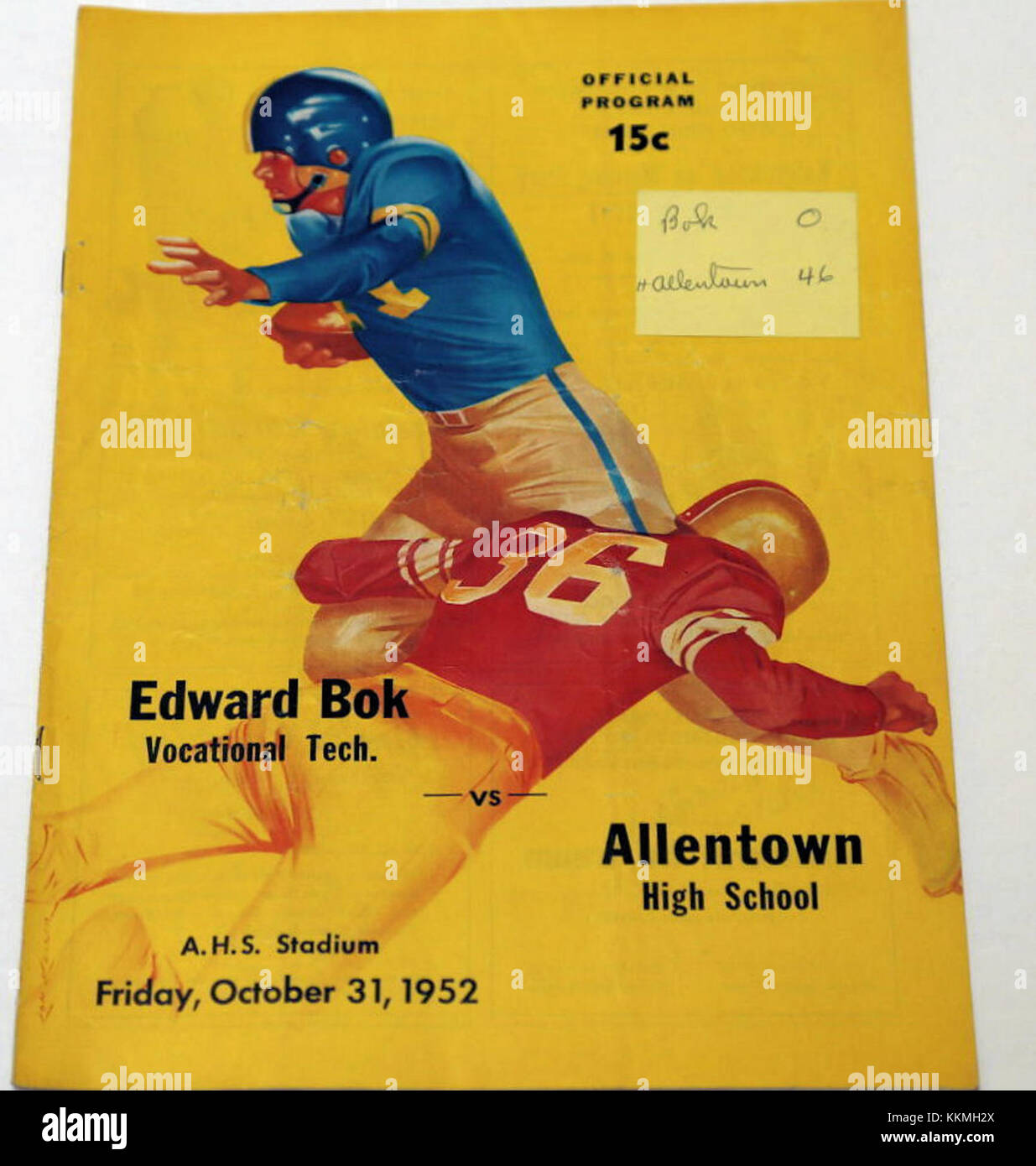 1952 - Bok VT vs Allentown High School Football Program - Allentown PA ...
