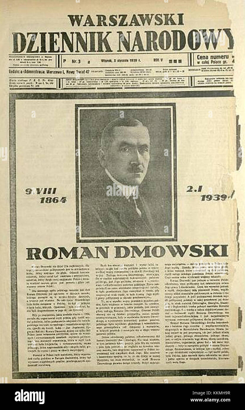 Roman dmowski hi-res stock photography and images - Alamy