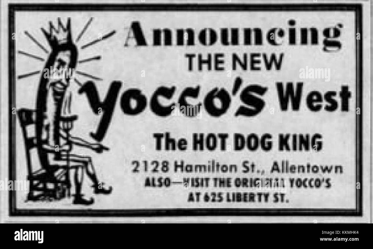 This image from 1973 shows a classic scene from Yocco's Hot Dogs, a ...
