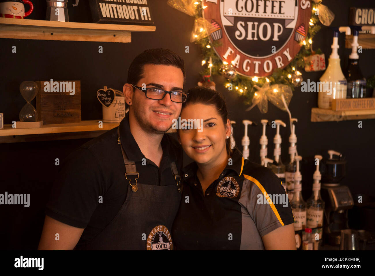 Jean C. Madera Santiago and his wife Migdalia Ramos Perez, owners and ...