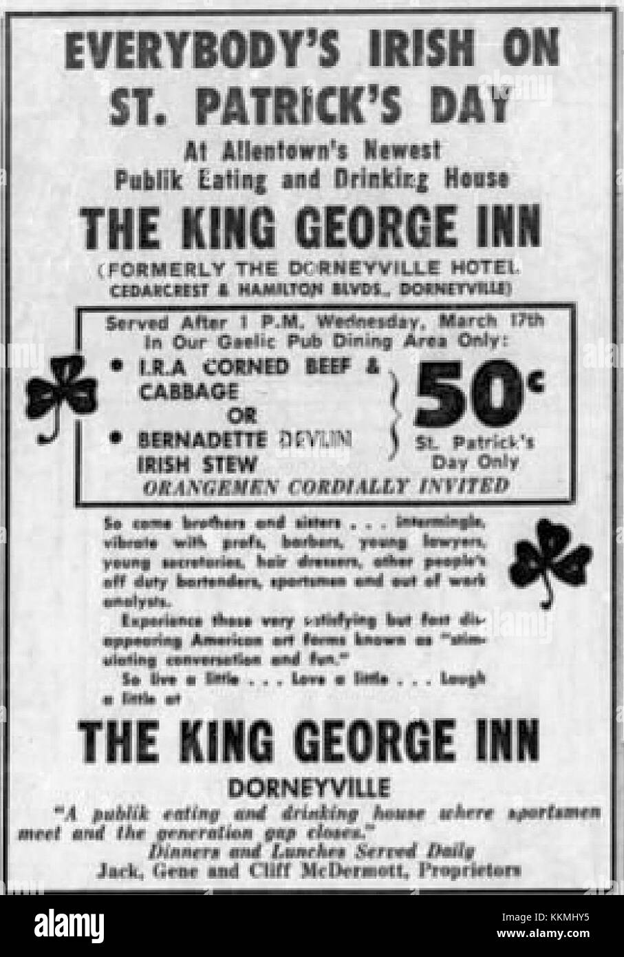 The King George Inn, established in 1756, is a historic tavern located ...