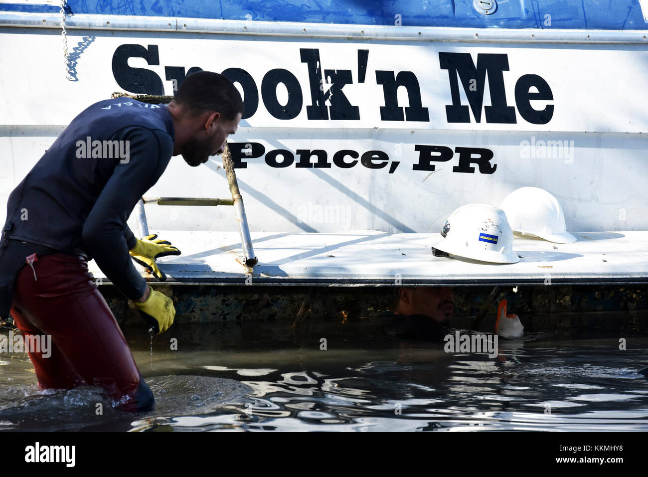 Coast guard personnel inspect hi-res stock photography and images - Alamy