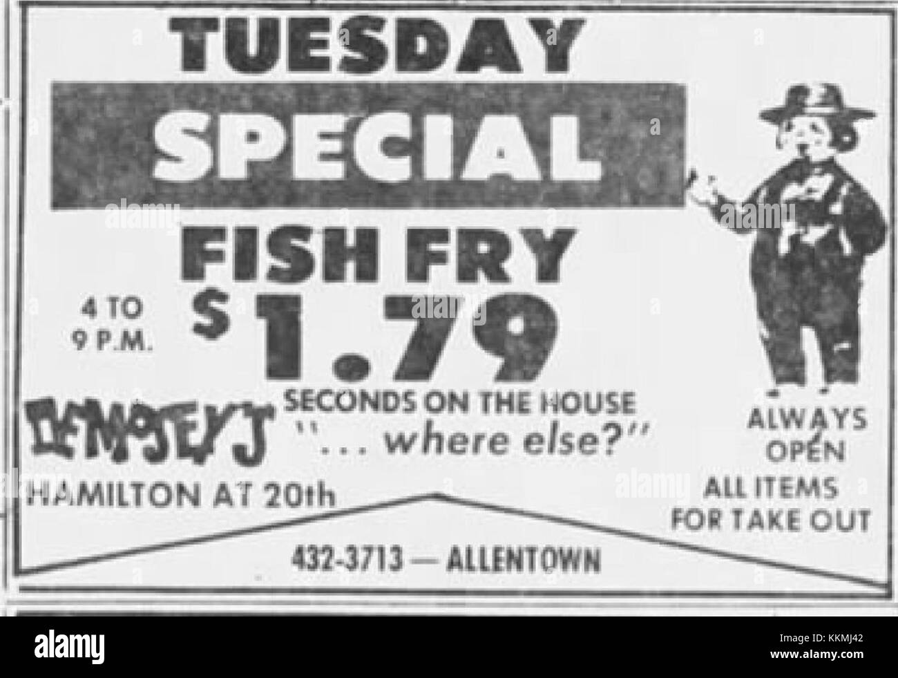 Dempsey's Diner, located in Allentown, Pennsylvania, was an iconic ...