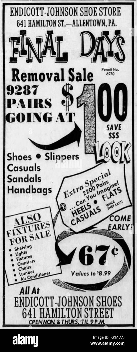 Endicott johnson Black and White Stock Photos & Images - Alamy