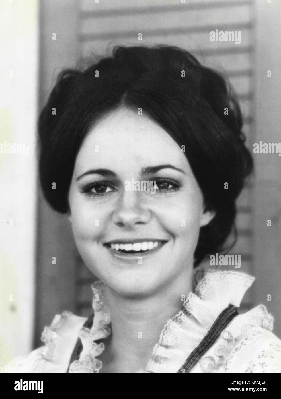 This photograph captures actress Sally Field in 1971, offering a ...