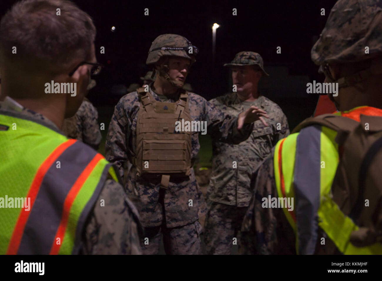 A U.S. Marine with Headquarters Battalion, Marine Corps Base Hawaii ...