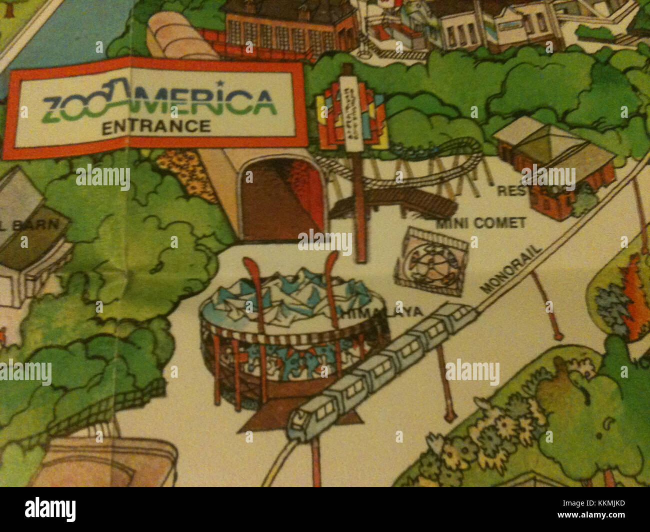 A mini-comet shown on a map of year 78, illustrating the trajectory or ...