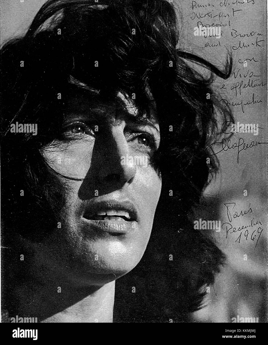 This item is signed by Anna Magnani, an Italian actress known for her ...