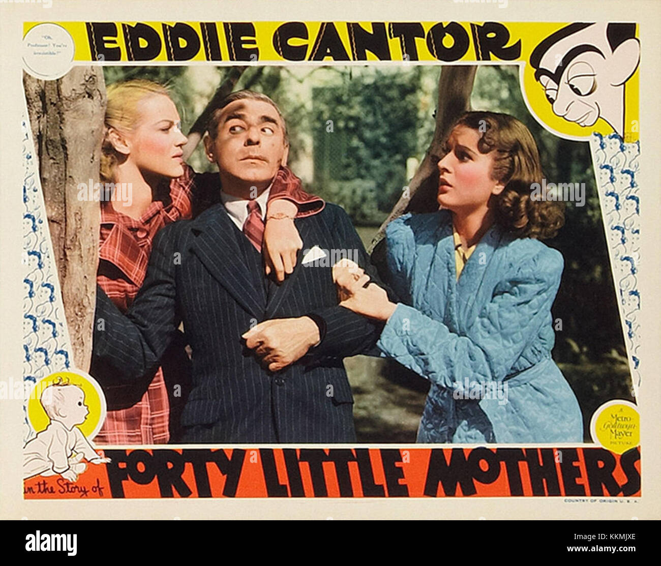 The poster for Forty Little Mothers showcases the artwork related to ...