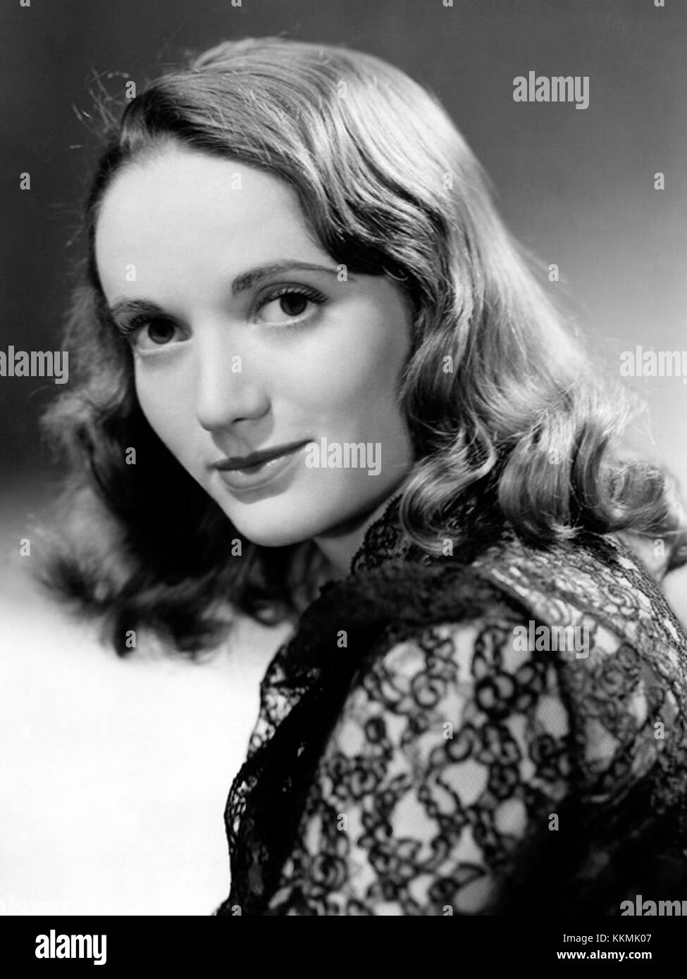 A photograph of actress Olive Deering from around 1942, showcasing her ...