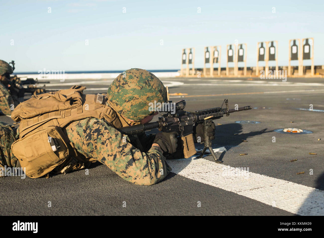 U.S. Marine Corps Lance Cpl. Grant Lowder, an assault Marine with ...