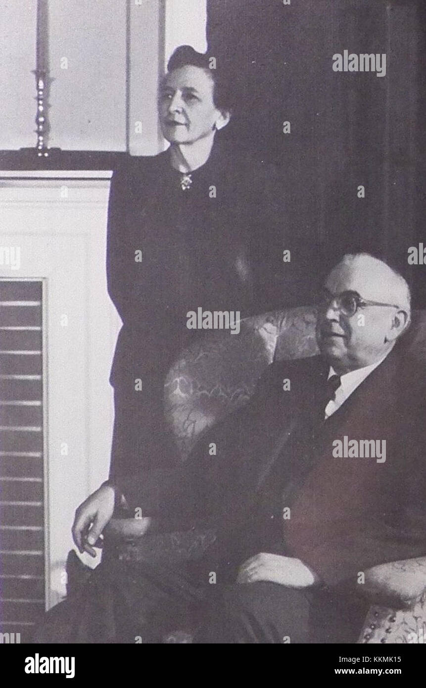 A portrait of Mr. and Mrs. Brumbaugh, capturing a moment from the early ...