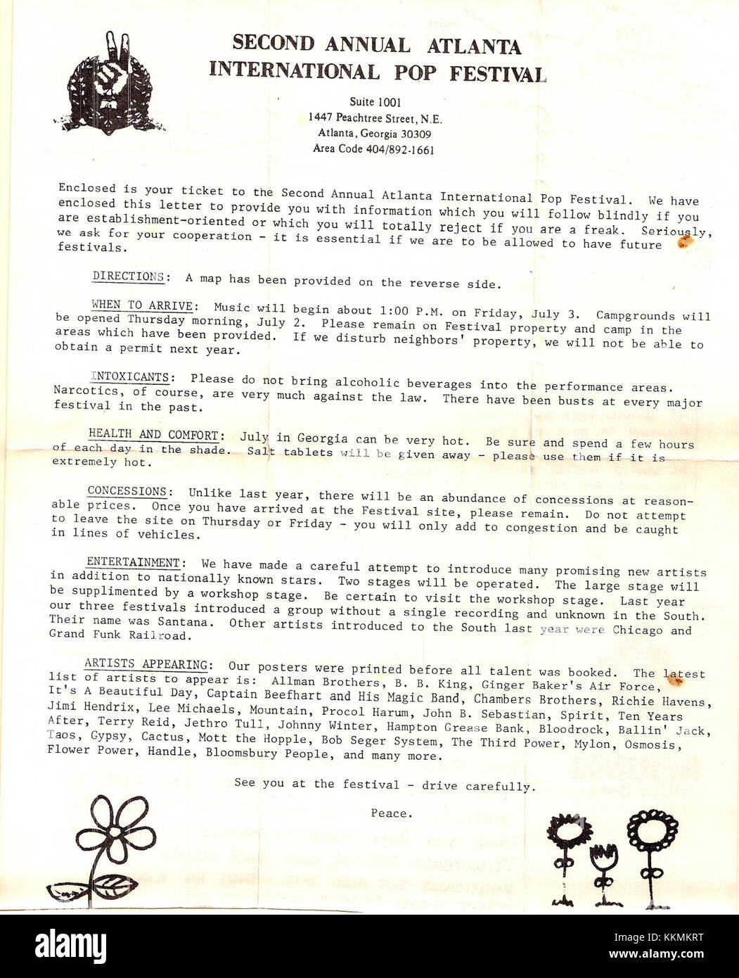 The 1970 Atlanta Pop Festival was one of the largest rock music ...