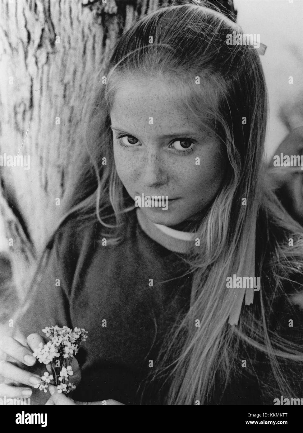 Eve Plumb, an American actress, is captured in this photograph from ...