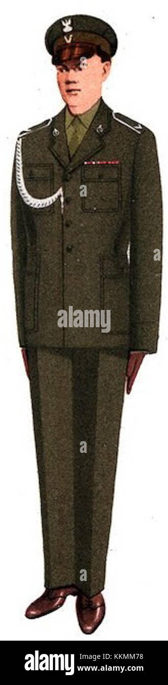 This is a Polish military uniform, specifically the officer's parade ...