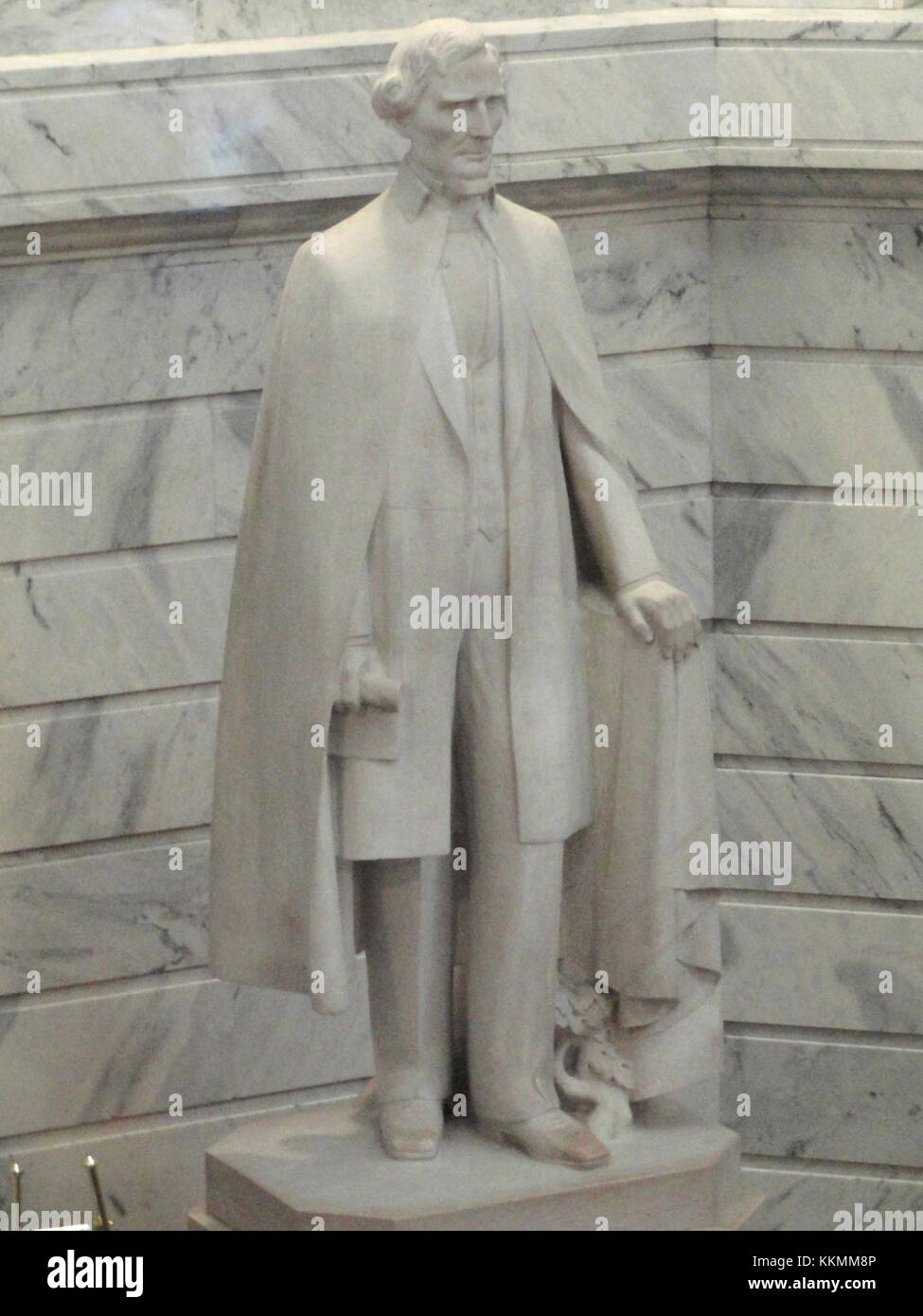 The statue of Jefferson Davis by Frederick Cleveland Hibbard is located ...