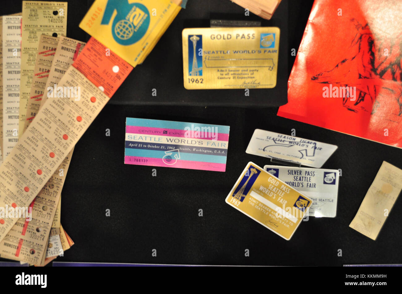 Century 21 Exposition - misc tickets etc. 02 Stock Photo - Alamy