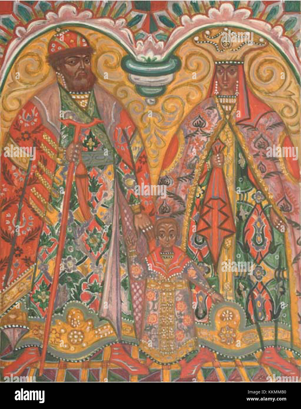 The painting *Alexey Mikhailovich's Marriage* by D. Stelletskiy depicts ...