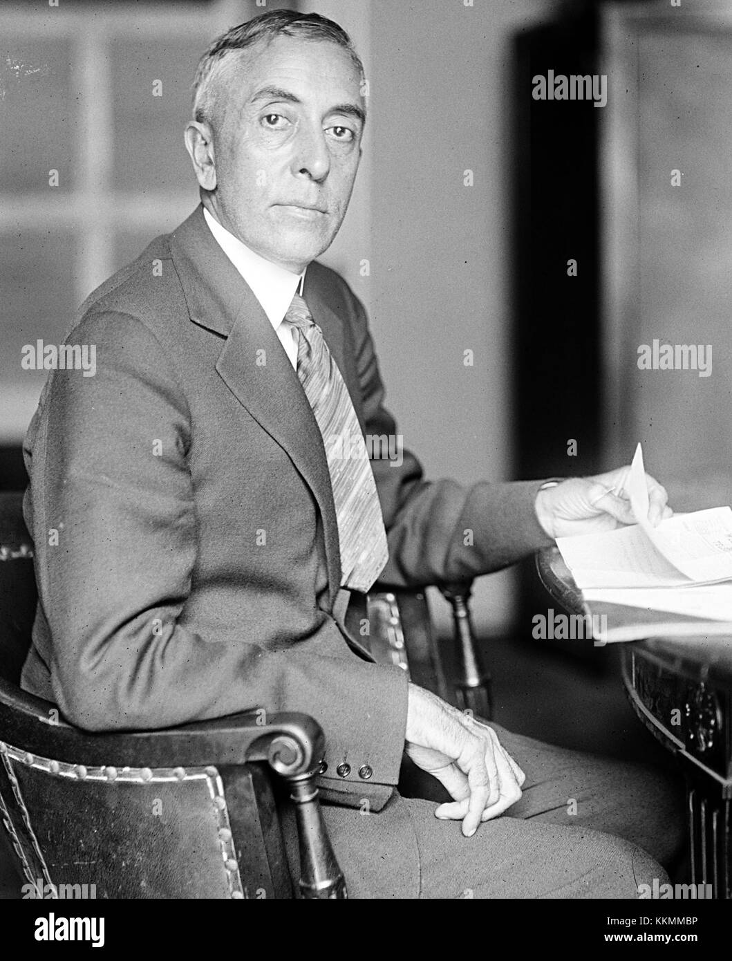 CBascom Slemp, a historical figure, is captured in this image ...