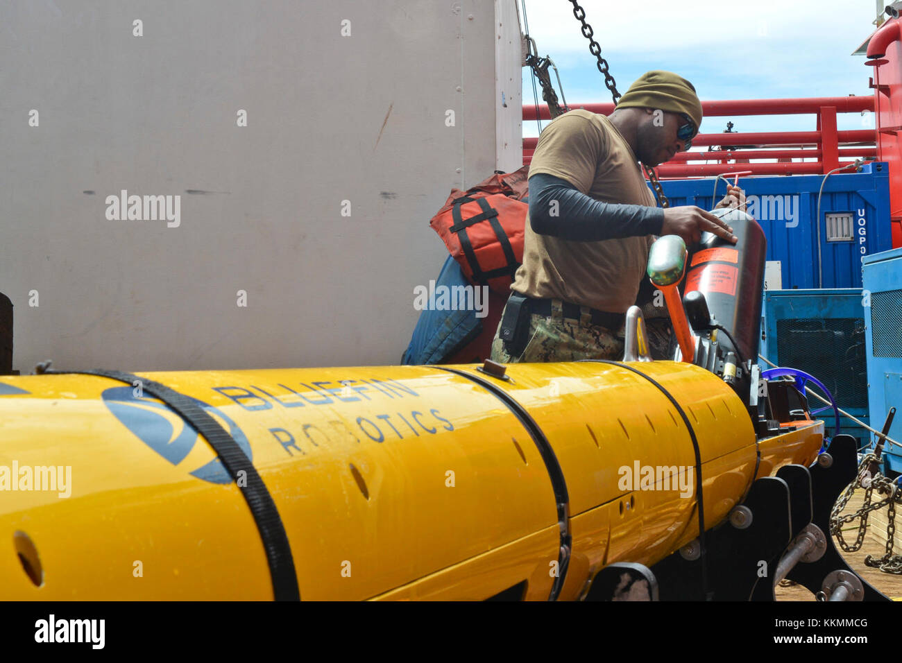ATLANTIC OCEAN (Nov. 22, 2017) Fire Control Technician 1st Class Alvin ...
