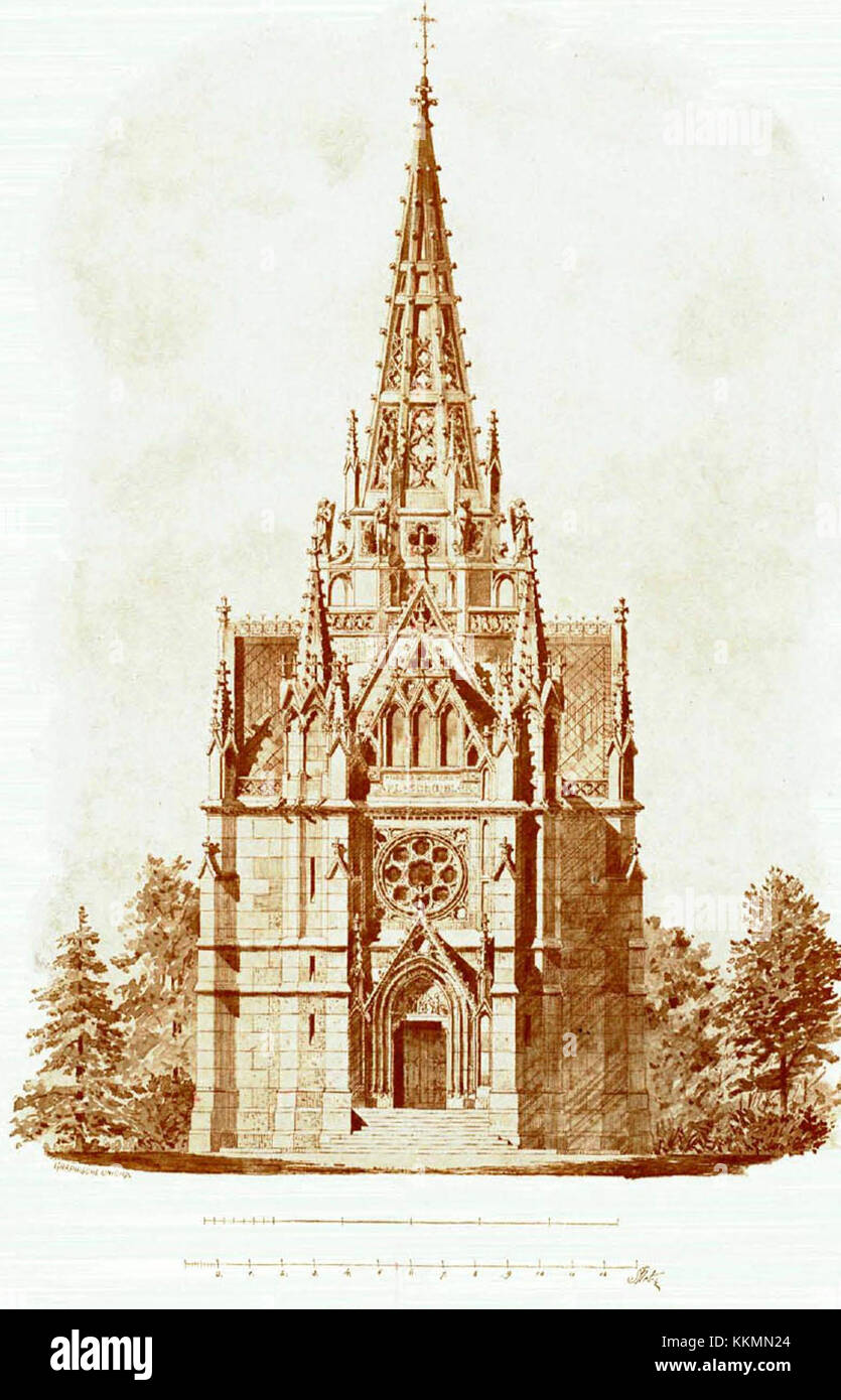 The Mausoleum of the Scheibler family is a historical structure built ...