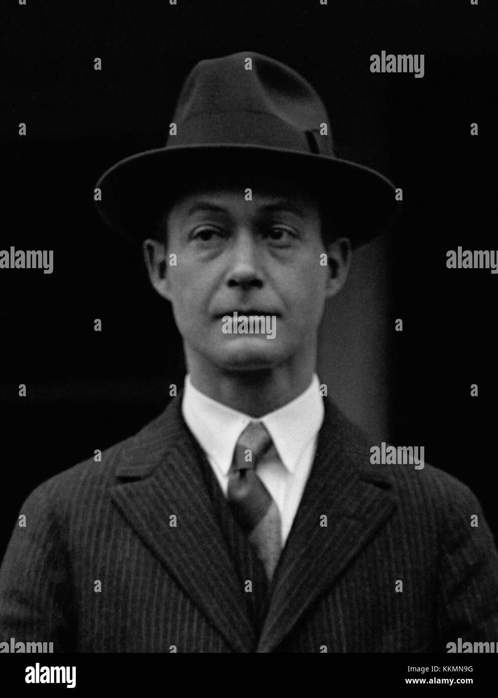 This image showcases a restored portrait of John Van Antwerp MacMurray ...