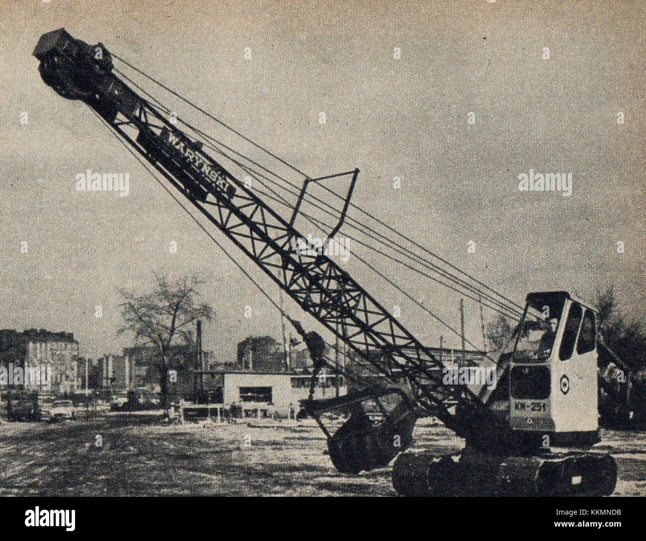 The Excavator KM251, manufactured by Warynski in Poland in 1968, is a ...