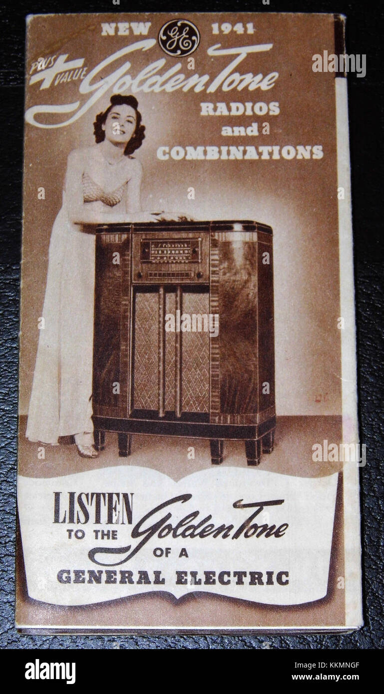 1941 Brochure of General Electric Golden Tone Radios & Combinations ...