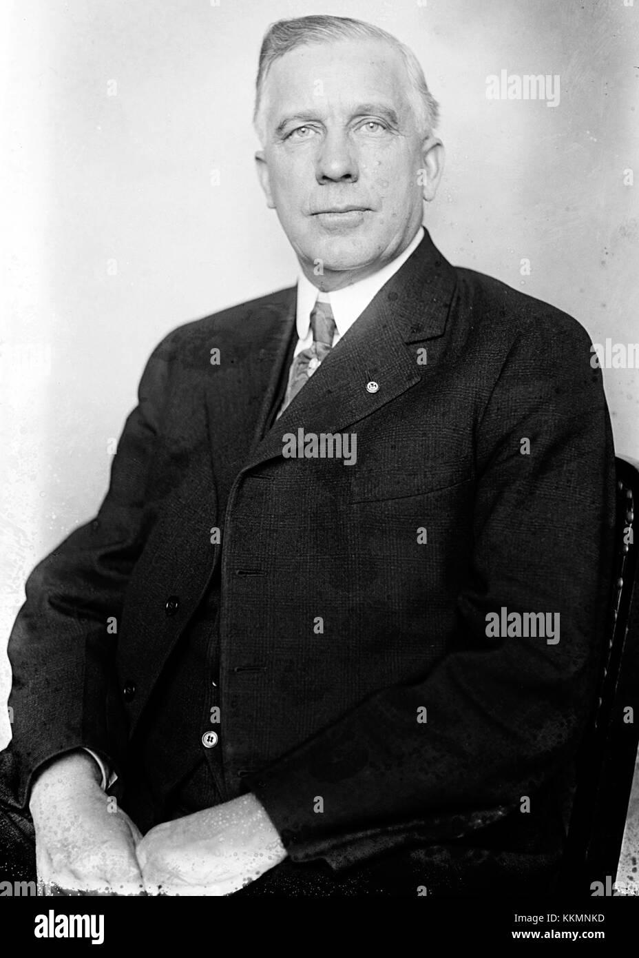 A historical photograph of Edwin B. Brooks, likely depicting a ...