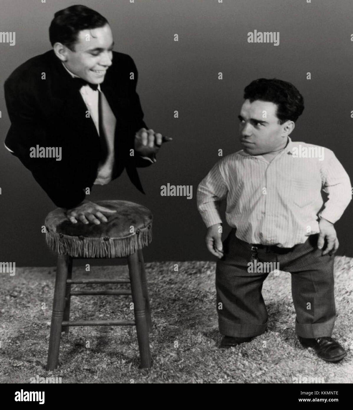 A promotional image from the 1932 film 'Freaks,' featuring performers ...