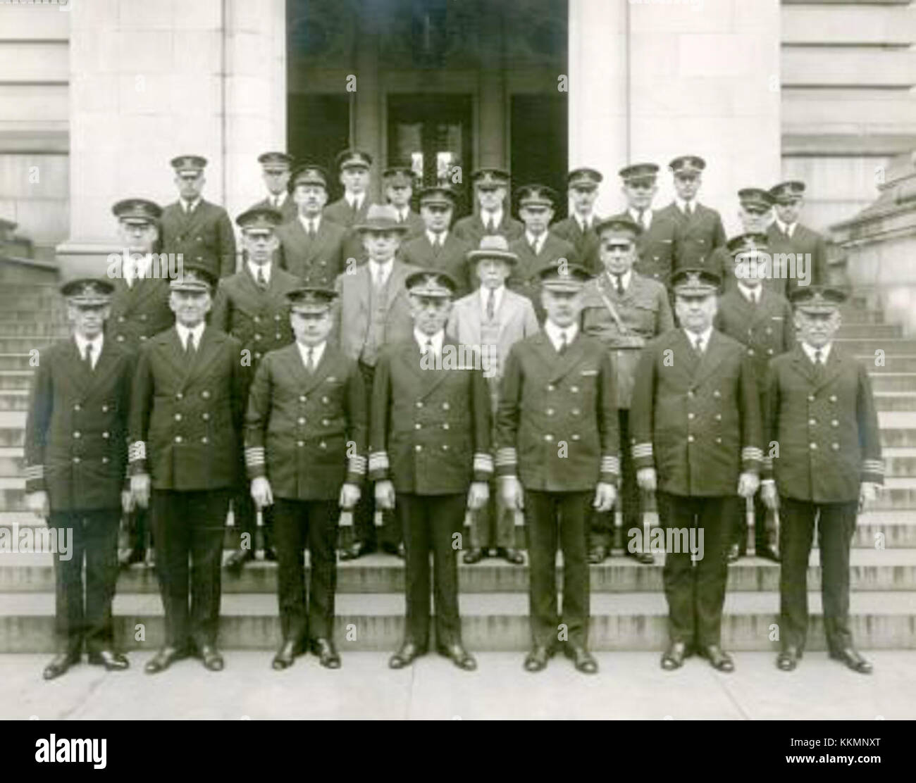 The U.S. Coast Guard Headquarters personnel photograph from 1928 ...