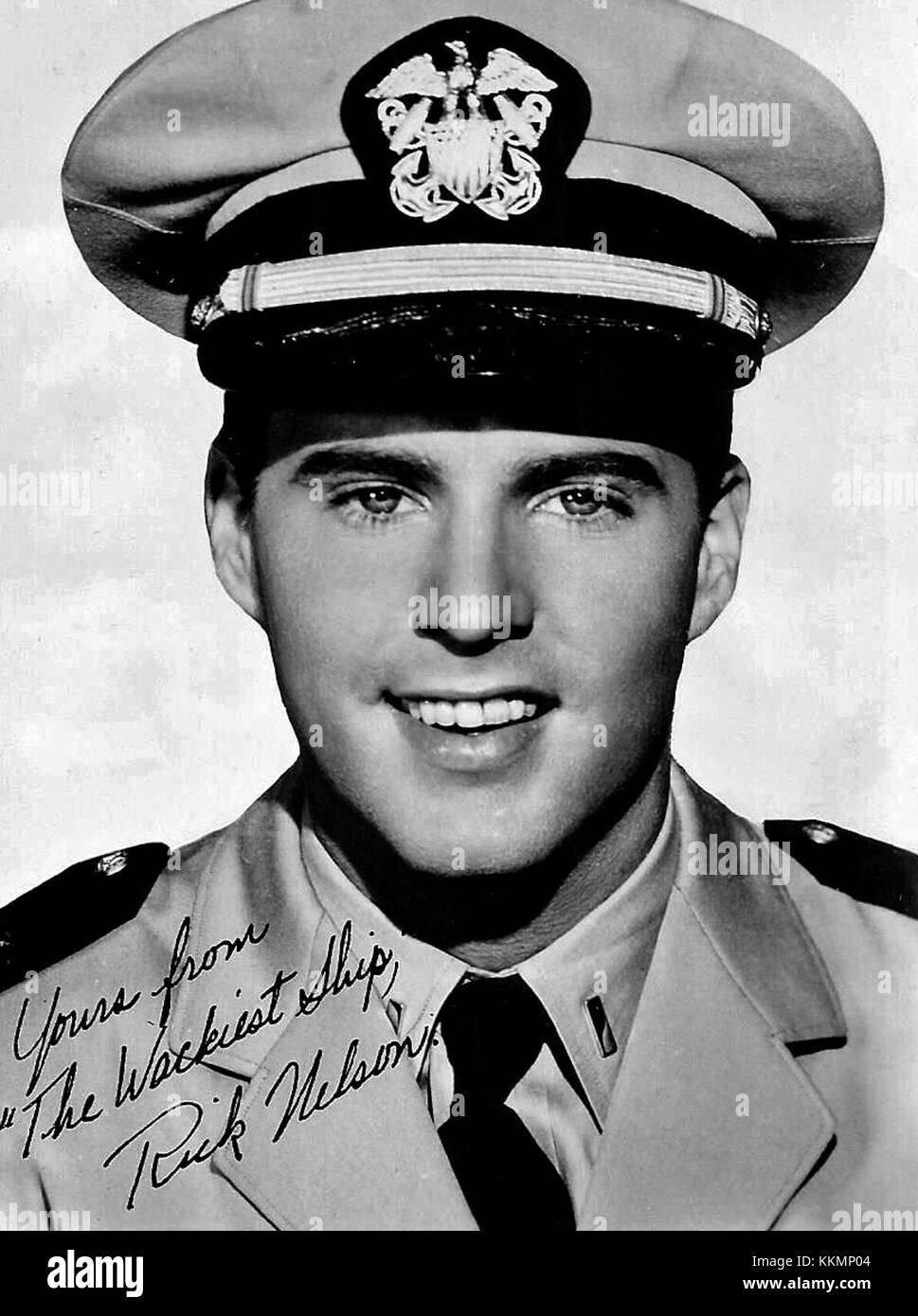 Ricky Nelson, a popular American singer and actor in the 1950s and ...