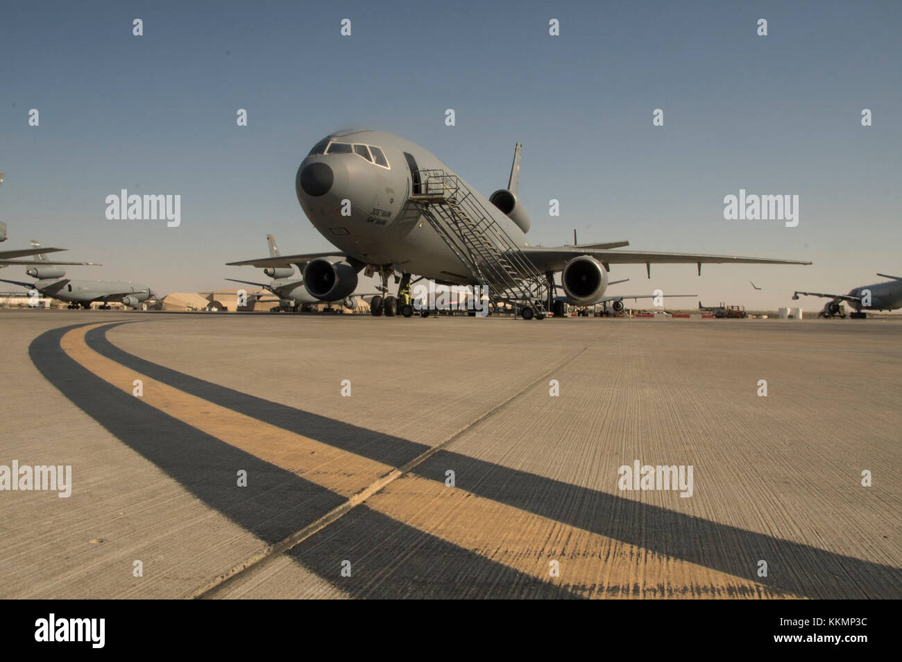 A KC-10 Extender assigned to the 380th Air Expeditionary Squadron ...