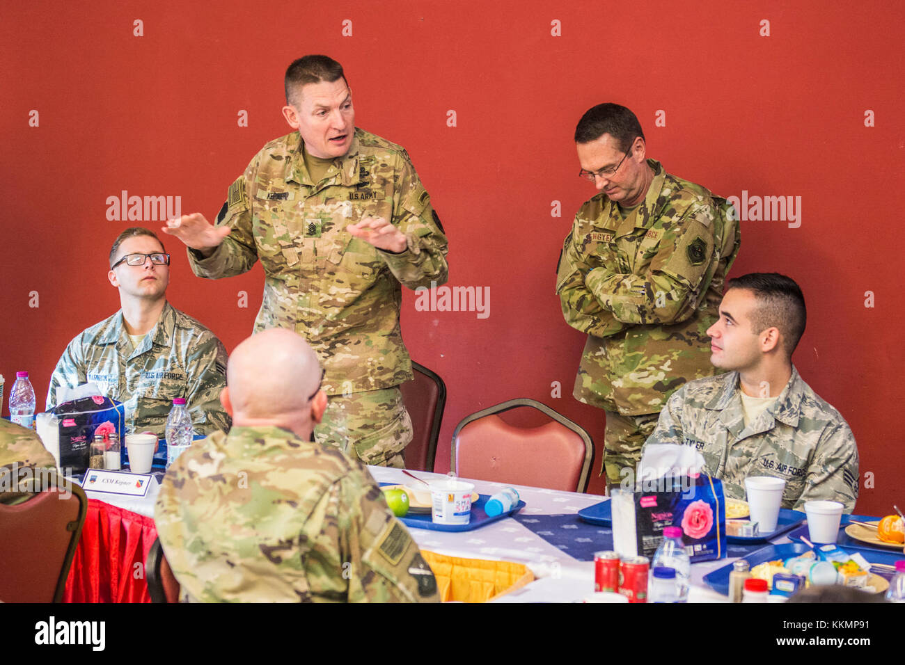 U.S. Army Command Sgt. Maj. Christopher Kepner, senior enlisted advisor ...