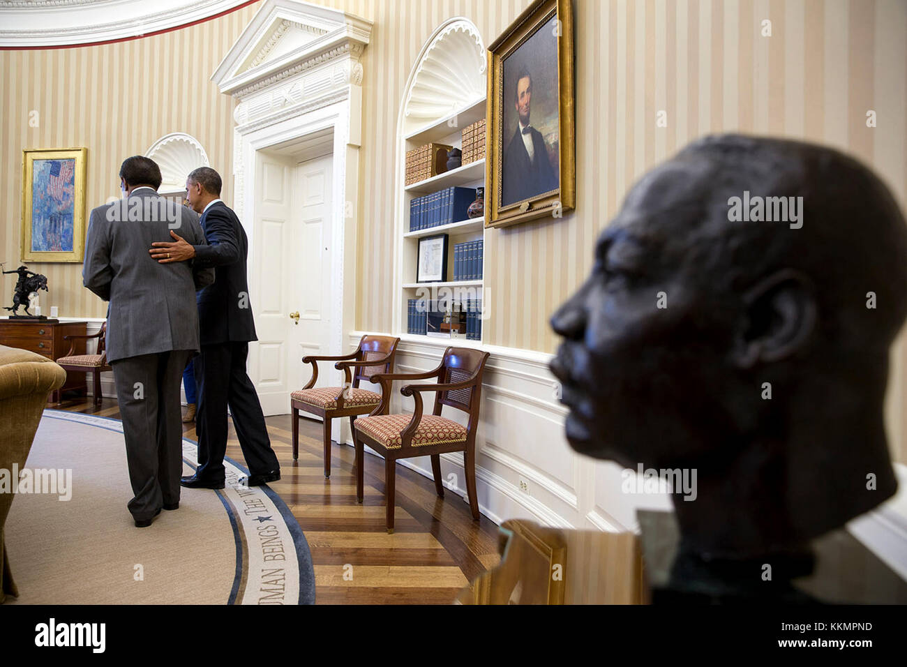 Obama white house residence hi-res stock photography and images - Alamy